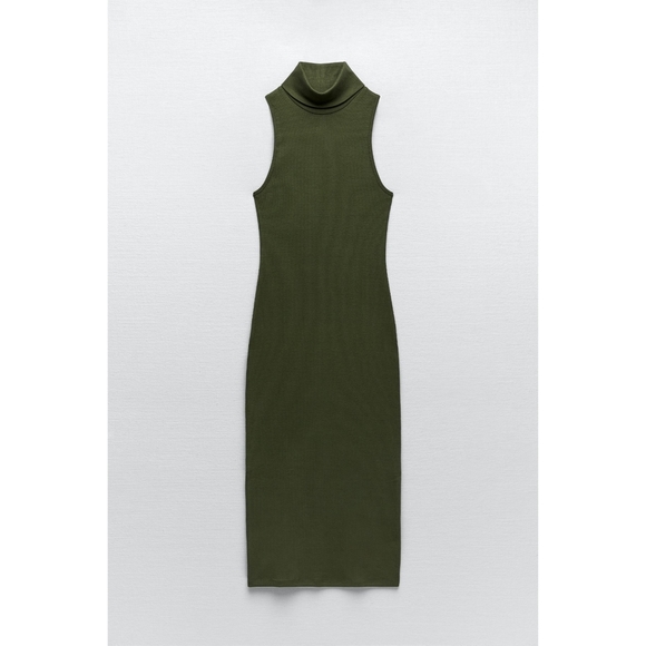 Zara | Dresses | Zara High Neck Sleeveless Dress | Poshmark